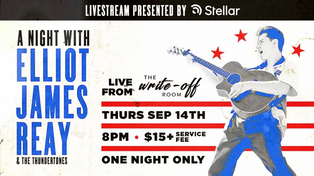 A NIGHT WITH ELLIOT JAMES REAY AND THE THUNDERTONES • Stellar Tickets