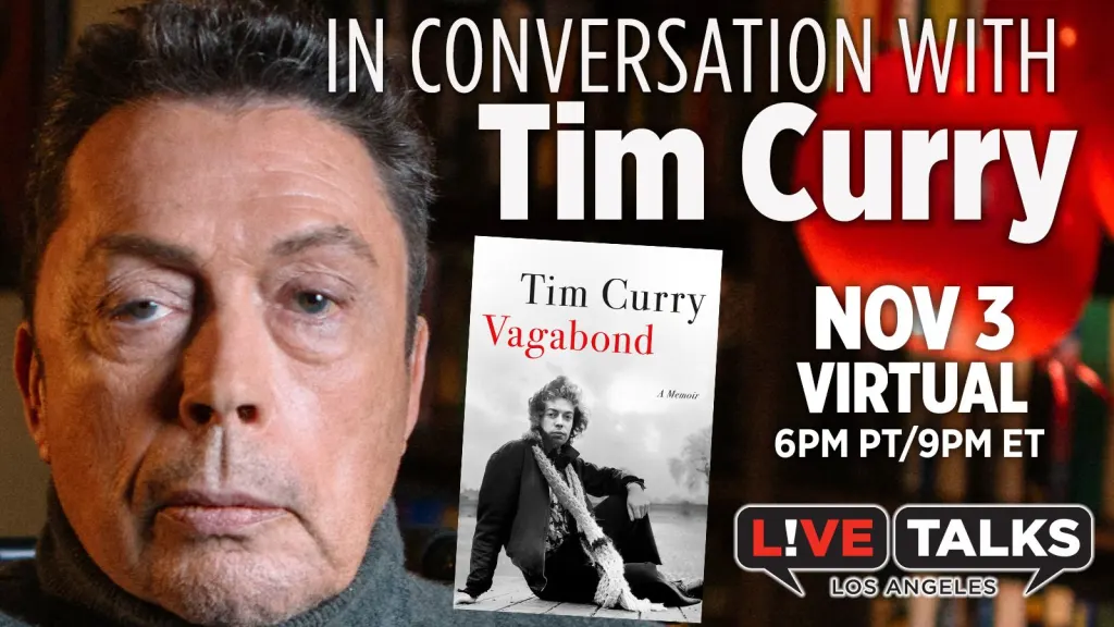 In conversation with Tim Curry (virtual event) • Stellar Tickets