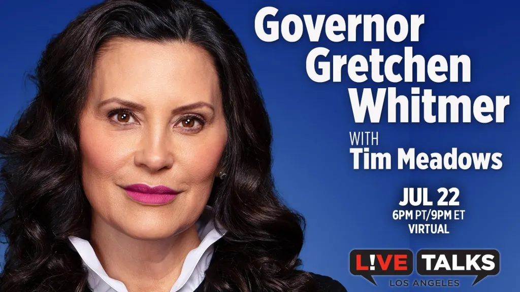 Gov. Gretchen Whitmer in conversation with Tim Meadows (virtual event ...