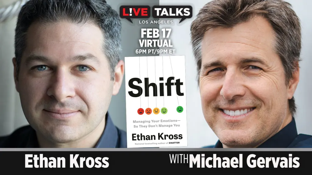 Ethan Kross in conversation with Michael Gervais (virtual event) • Stellar Tickets